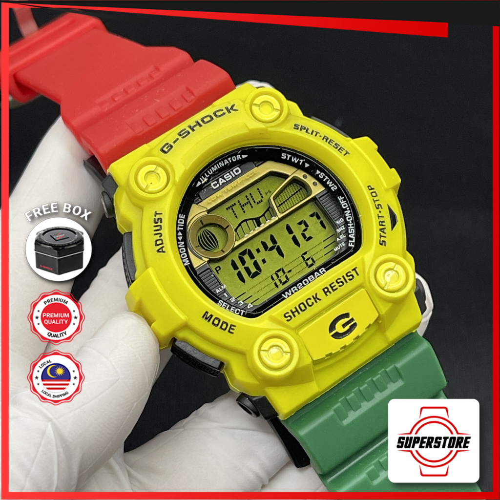 MATMOTO G7900 RASTA COPY ORI 1:1 99% SAME ORI Jam Tangan Lelaki Men ...