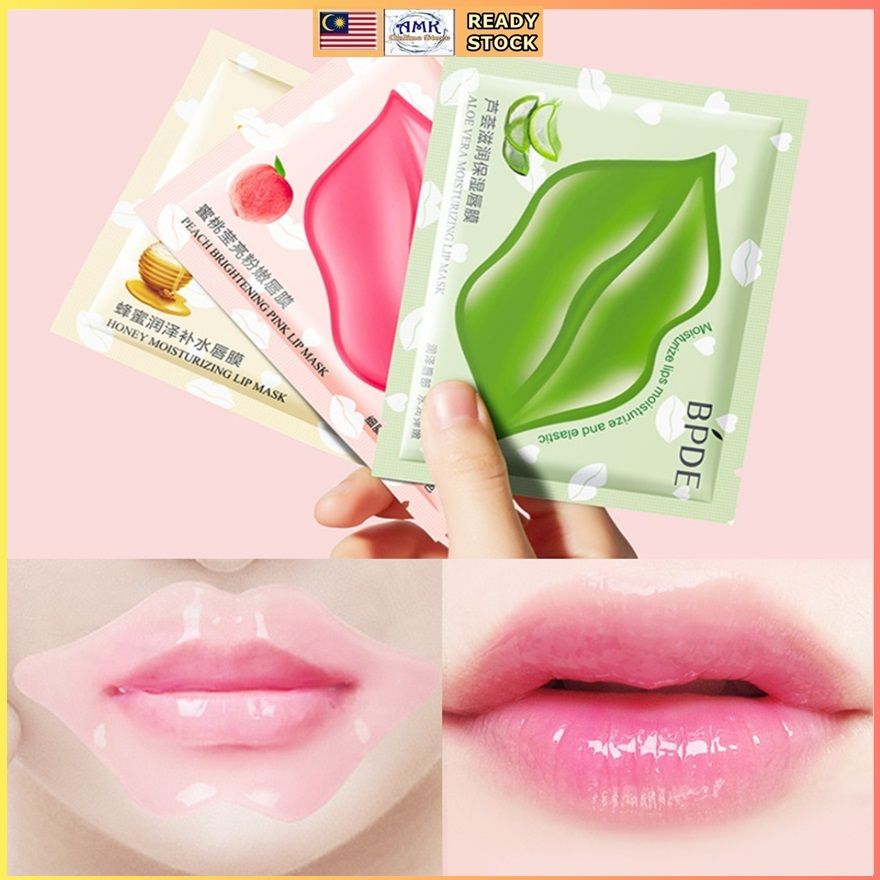BIOAQUA Lip Gel Mask Hydrating Collagen Mask mask Bibir Hydrating ...