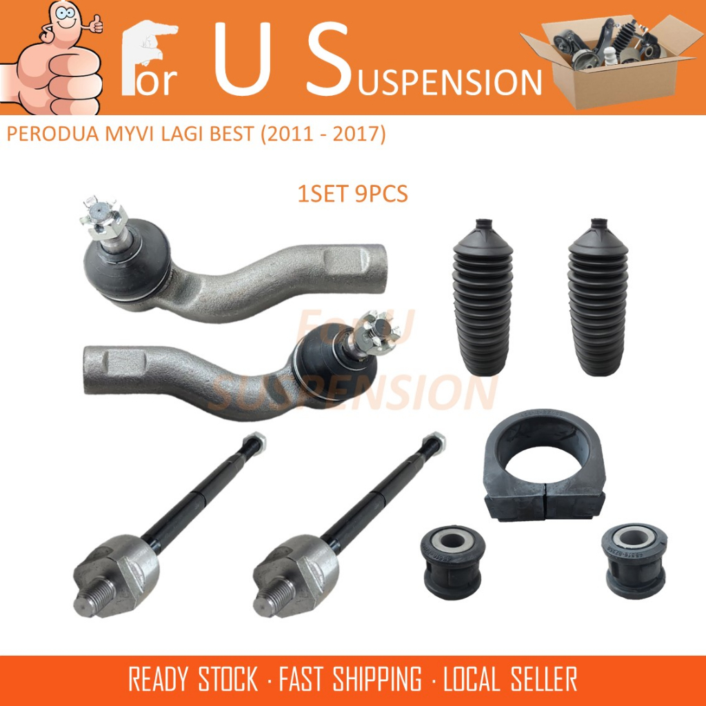 1SET 9PIECES !!! PERODUA MYVI LAGI BEST (2011-2017) STEERING REPAIR KIT ...