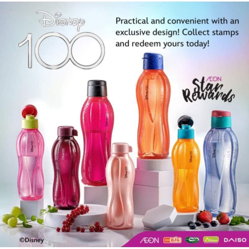 Aeon X Disney 100 Tupperware Eco Bottles | Shopee Malaysia