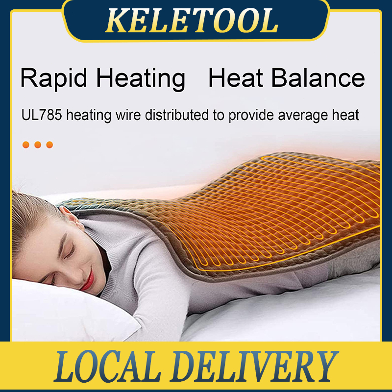 Heating Pad Electric Therapy Heating Blanket Microplush Heat Mat Neck ...