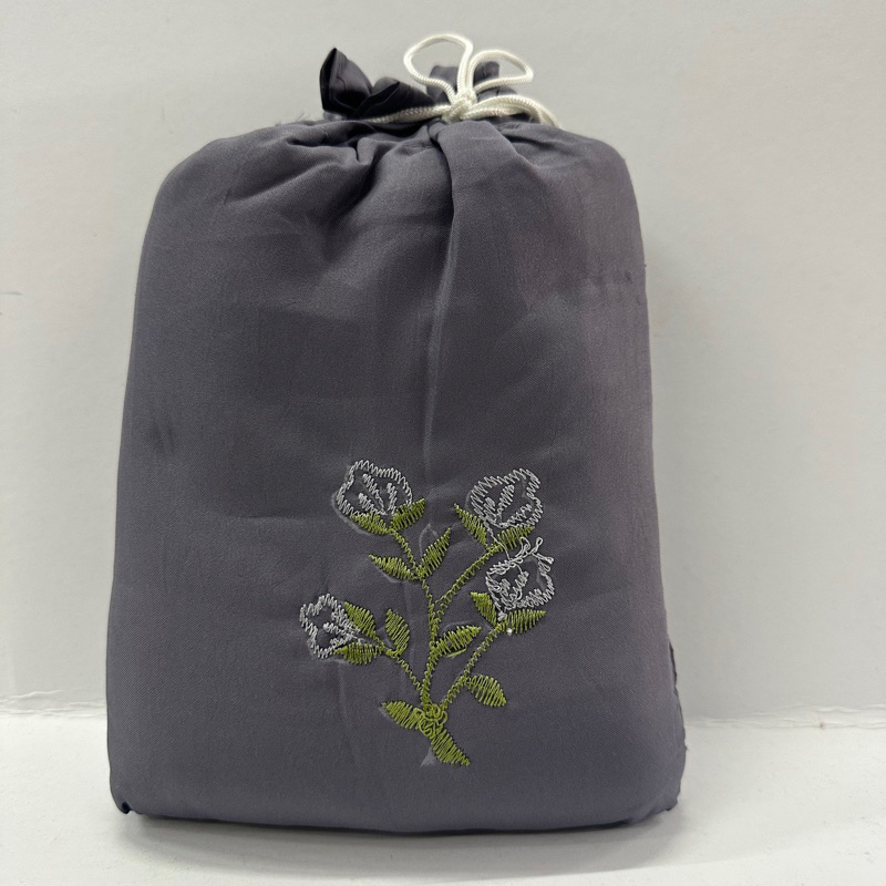 Telekung Travel Mini Pouch Telekung Dewasa Sulam Bunga [Free Beg ...