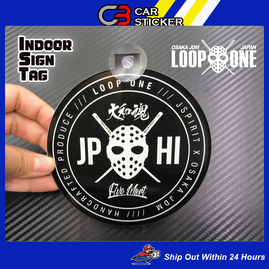 Loop One Osaka JDM Japan Car Sign Tag / T149 | Shopee Malaysia