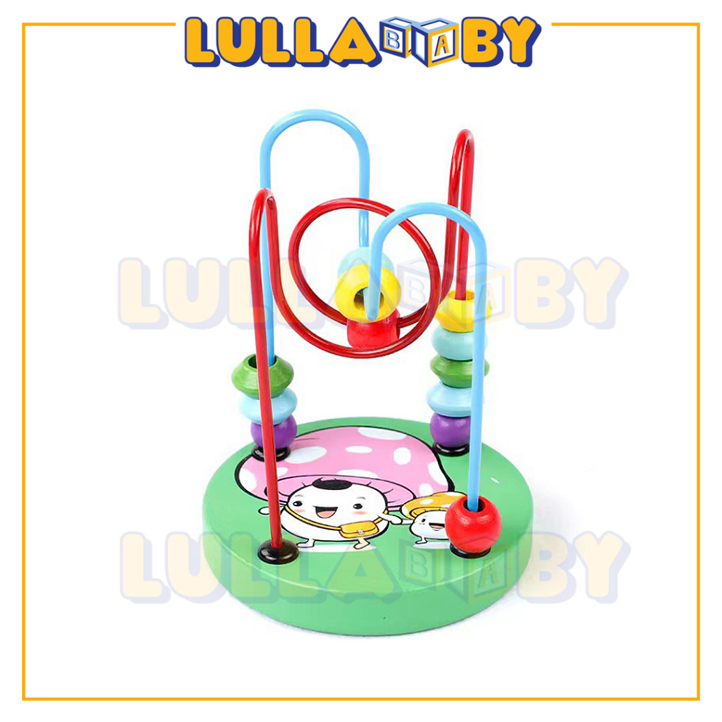 🔥READY STOCK🔥Beads Maze Toy Kids Toy Beads Wire Maze Educational Wooden ...