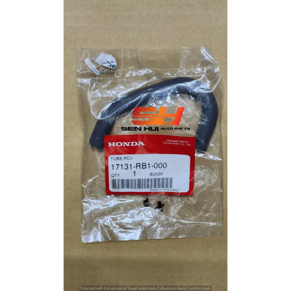Honda CITY / JAZZ VENTILATOR HOSE pcv inlet manifold x cylinder block 17131-RB1-000 Genuine ...