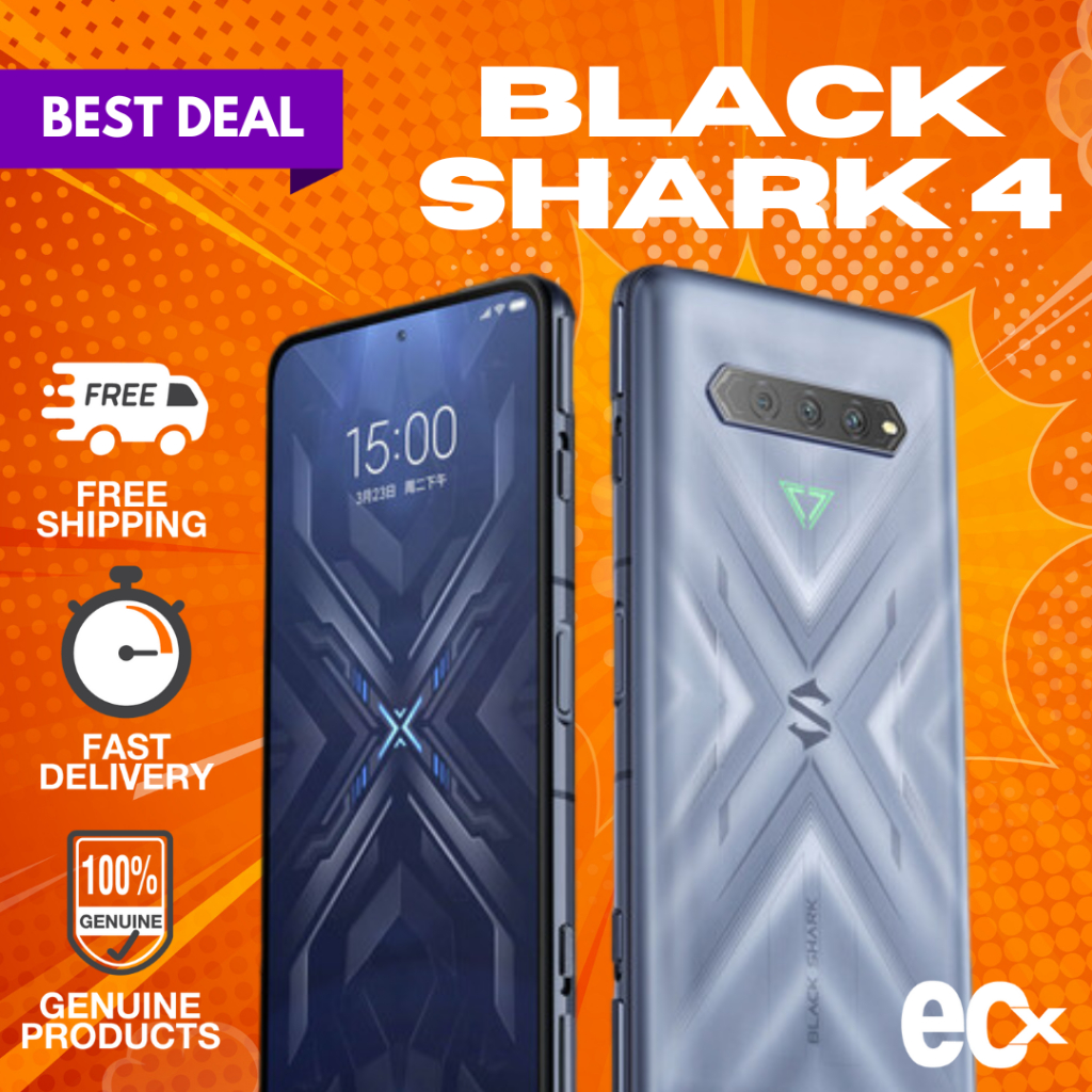 (Global Version【Ready Stock】) Black Shark 4 5G Dual SIM/144Hz Display ...