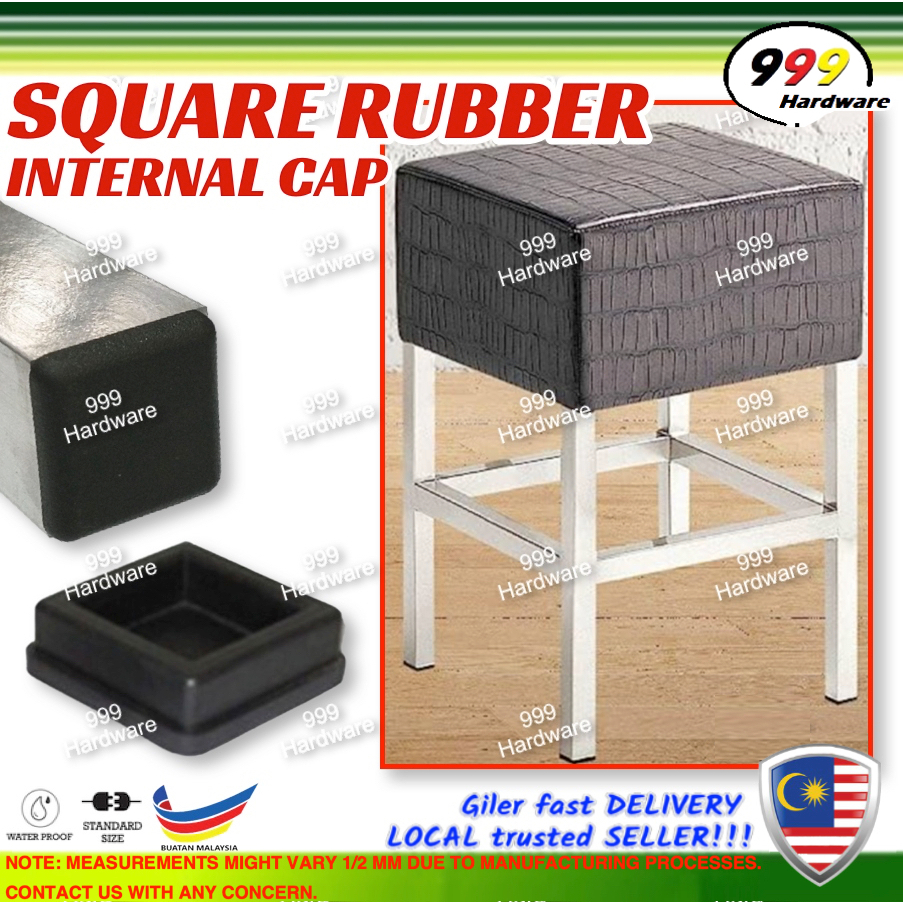 999 SQUARE & RECTANGLE INTERNAL RUBBER CAP / INNER LEG TIP / CHAIR ...