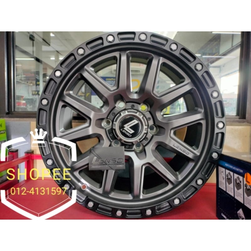 NEW SPORT RIM 18 INCH ORI LENSO RM4000 RIM 4PC （ Beli 4 Time 1 time ...