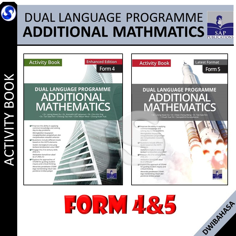 DUAL LANGUAGE PROGRAMME ADDITIONAL MATHEMATICS ENCHANCED EDITION ...