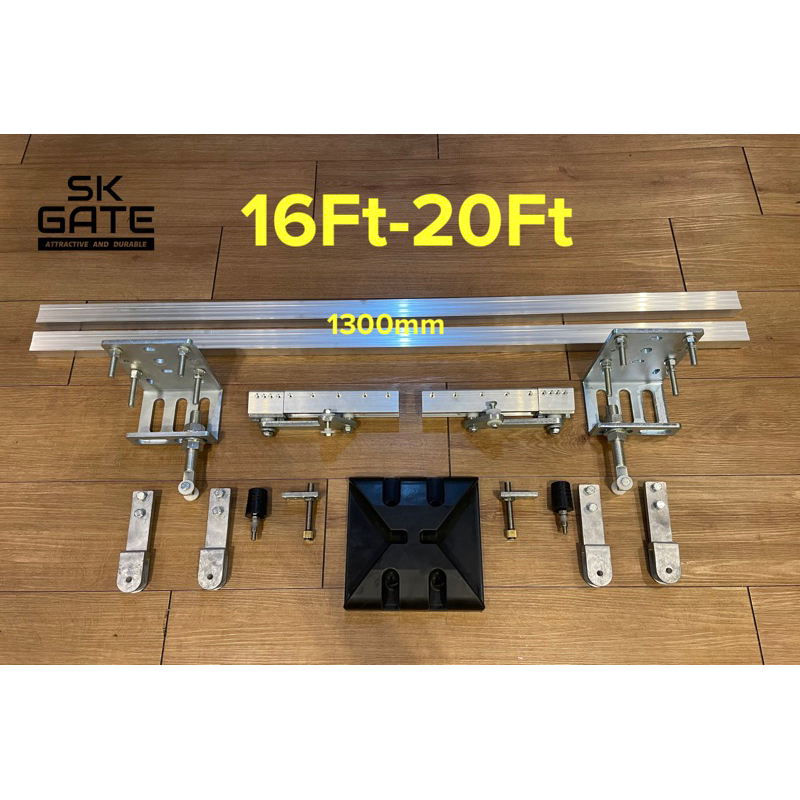 Trackless Folding Gate System Bracket 无轨电动门系统 | Shopee Malaysia