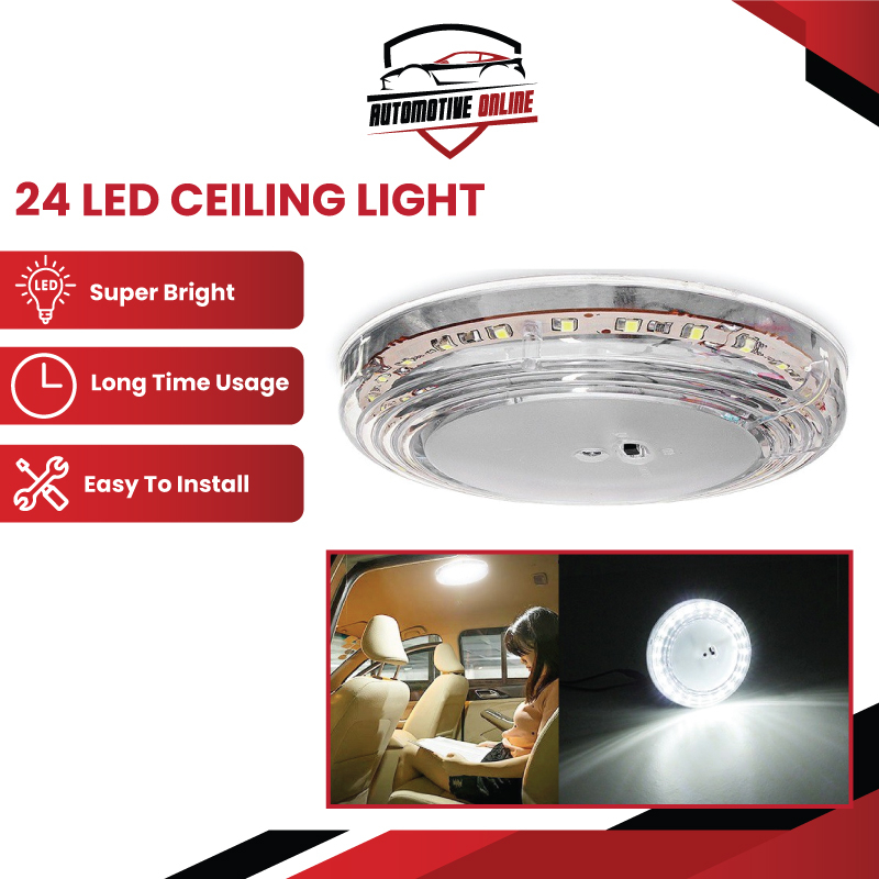 LED Circle Round Ring Tube Car Vehicle Indoor Room Lamp Ceiling Car ...