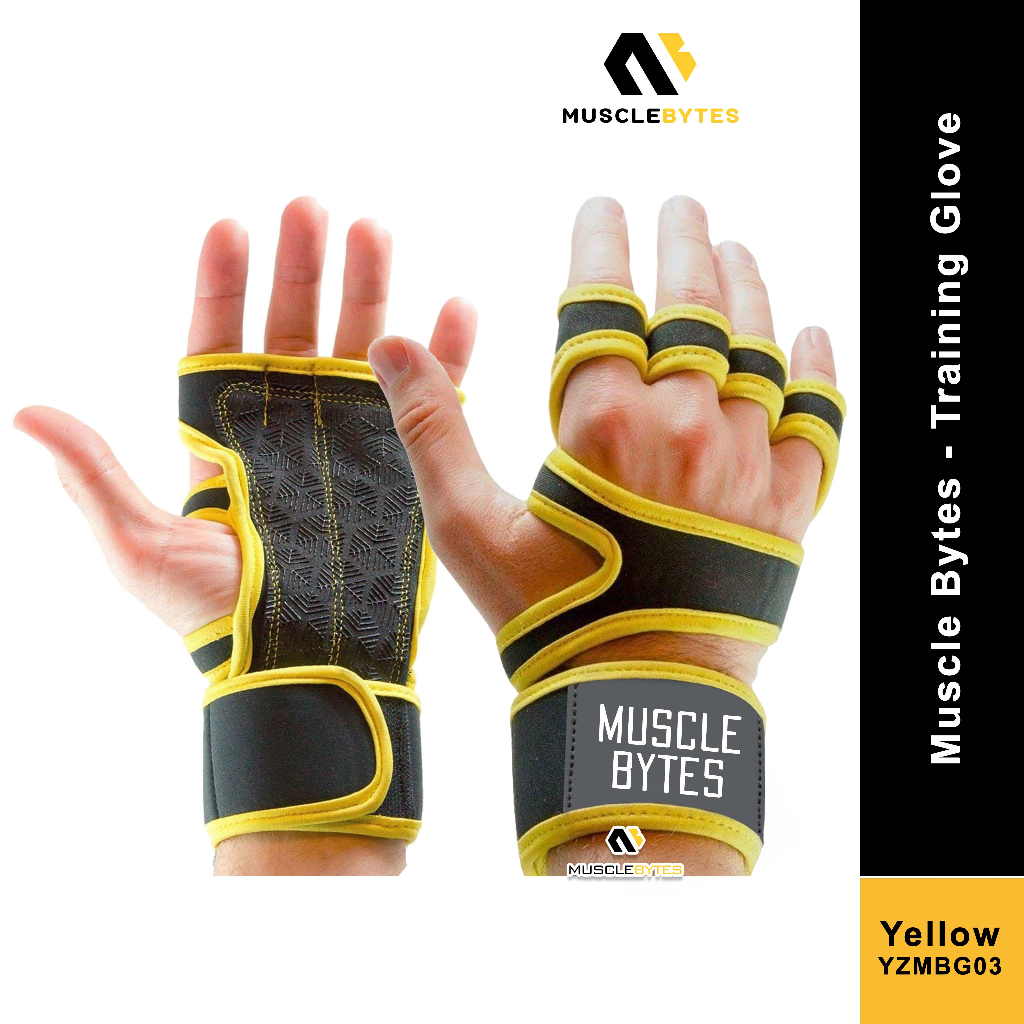 Muscle Bytes - Training Glove Half Finger Anti-Slide YZMBG [M / L / XL ...