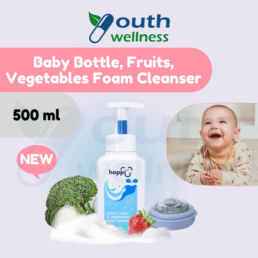 Hoppi Bottle, Fruits & Vegetables Foam Cleanser (500ml/Bottle) | Shopee Malaysia