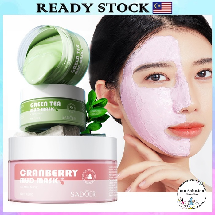 Mud Mask Green Tea Ice Muscle Deep Cleansing Oil Controlling Pore ...