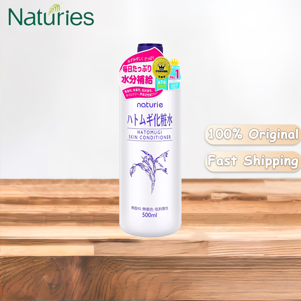 💘Ready Stock💘Naturie Hatomugi Skin Conditioning Water Toner 500ml ...