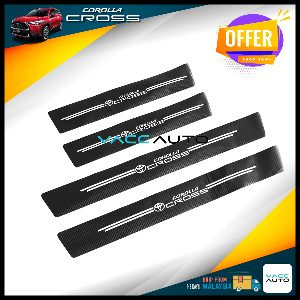 Toyota Corolla Cross XG10 2020 - 2025 Door Step Sticker Protector Fit ...