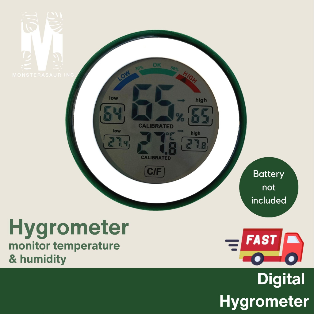 Touch Screen Digital Temperature & Humidity Meter by Monsterasaur ...