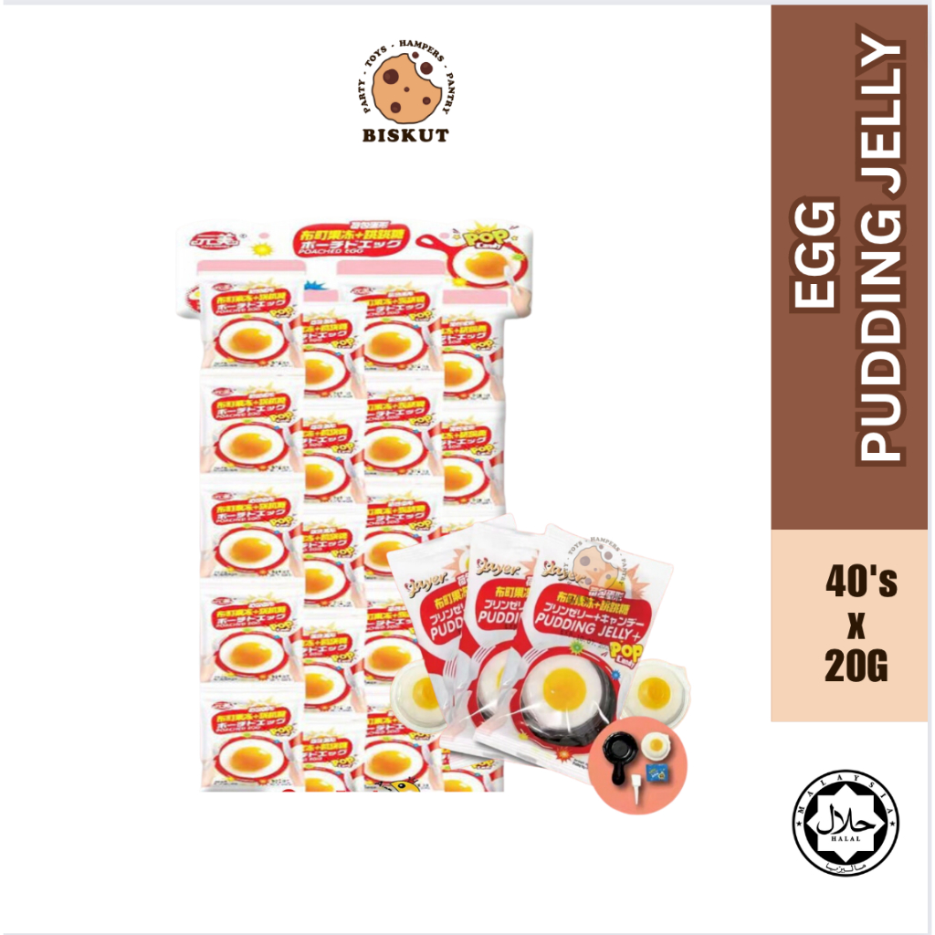 Jayer Egg Pudding Jelly 40x20g | Shopee Malaysia