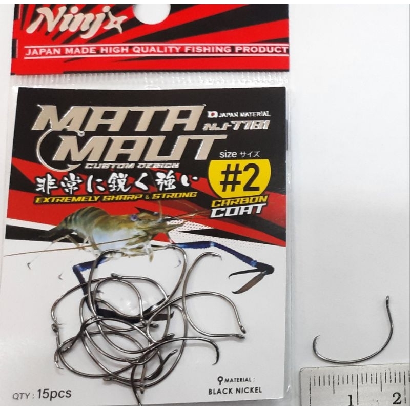 MATA KAIL NINJA MATA MAUT KAIL UDANG GALAH NJ-7781 18590349 | Shopee ...