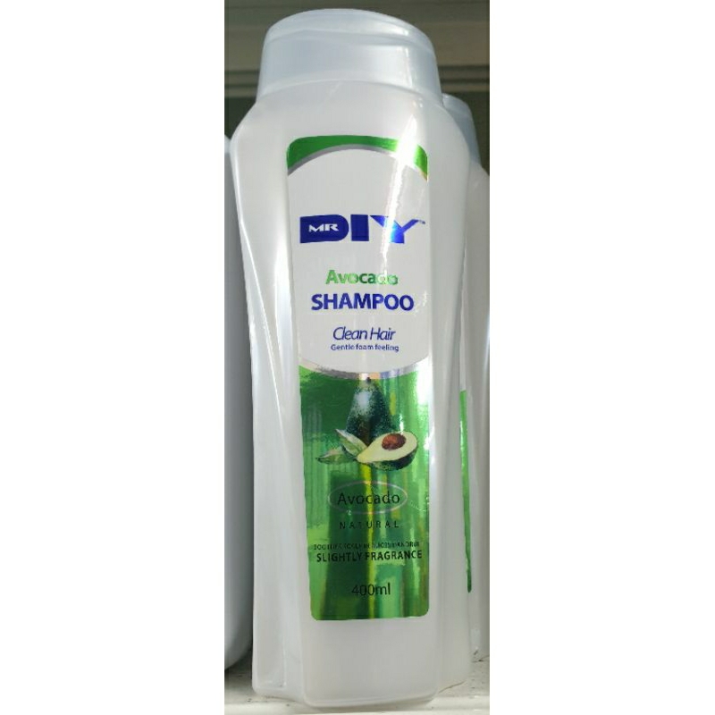 Mr DIY Brand Avocado Shampoo Clean Hair Gentle Foam Feeling 400ml Per ...