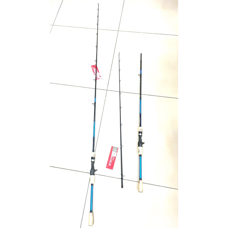 EXPERT BLUE CARBON 6kaki 6‘6kaki 10-20lb bc fuji rod EXPERT GRAPHITE ...
