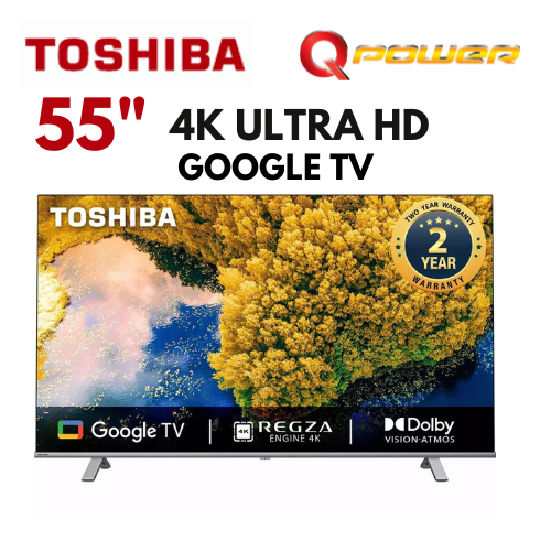 Toshiba 55" 4K UHD Smart Google TV (NEW)55C350LP | Shopee Malaysia