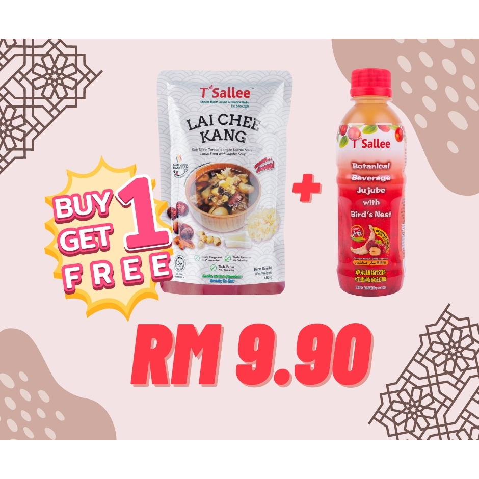 Lai Chee Kang Ready to Eat + Jujube Bird Nest Drink ( B1Free 1 ...
