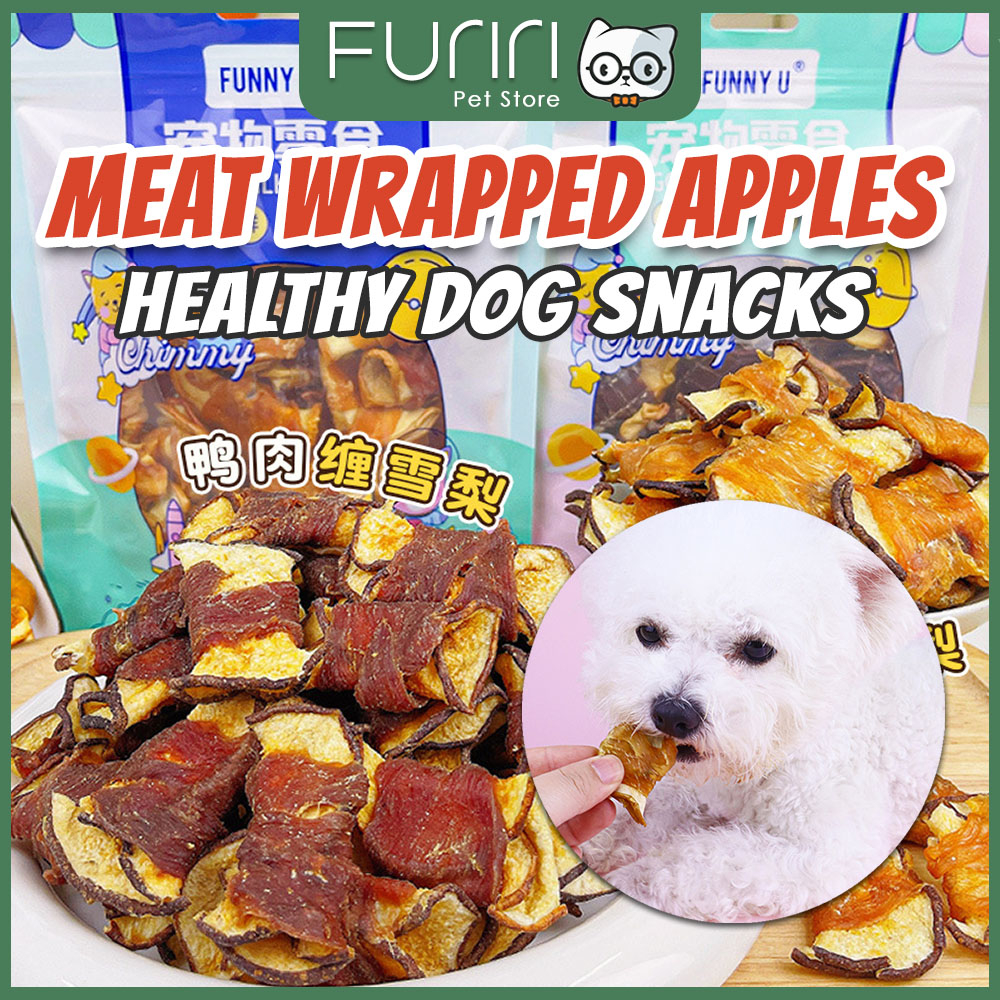 Furiri 200g Chicken Duck Wrapped Apple Coconut Pear Air Dried Meat ...