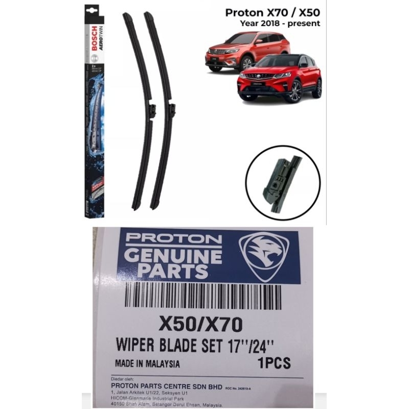 ORIGINAL Proton X70/X50 Year 2018-present A853S BoschAerotwin Flat ...
