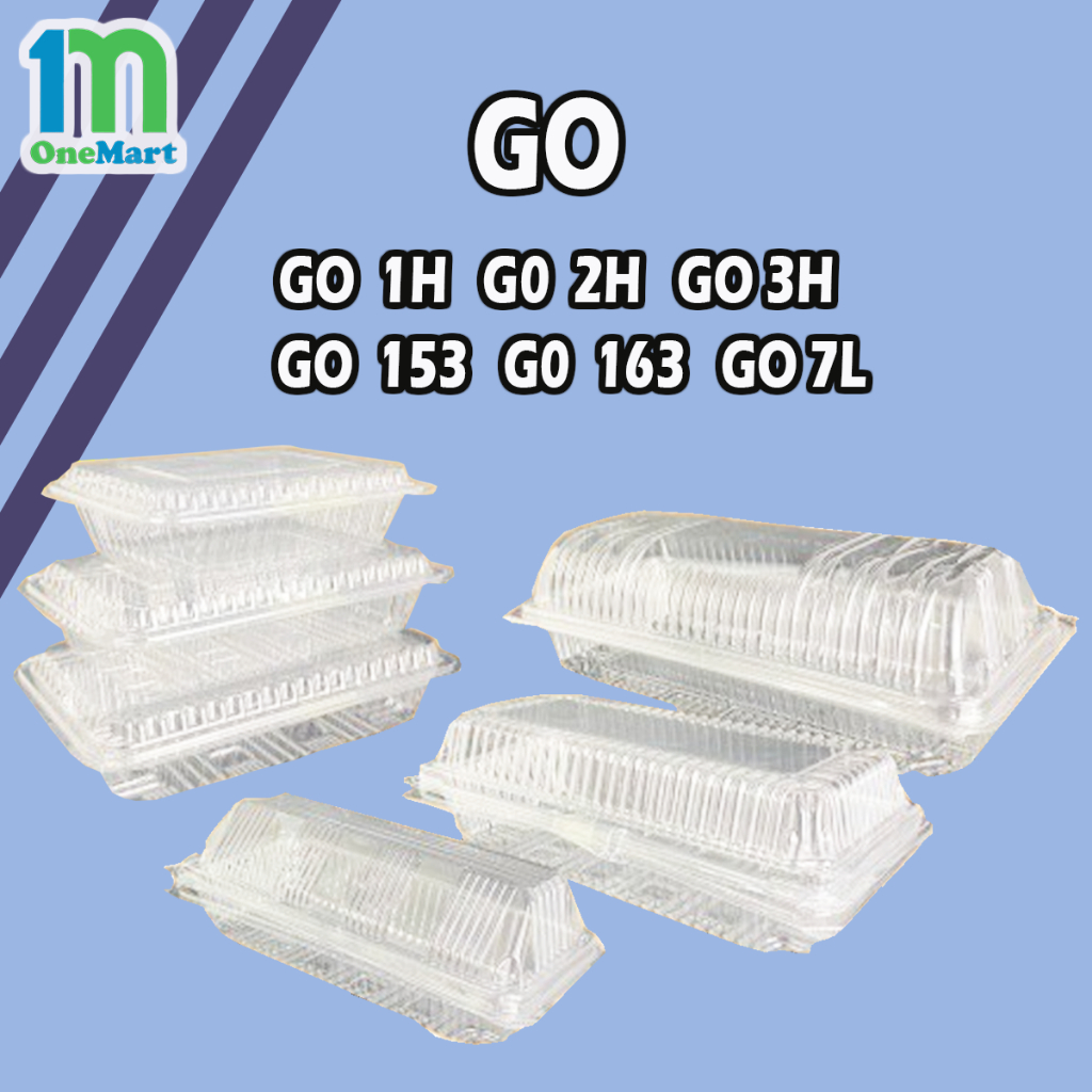 Bekas Plastik Kuih Transparent OPS -GO 1H OPS GO153 Plastic Tray Bakery ...