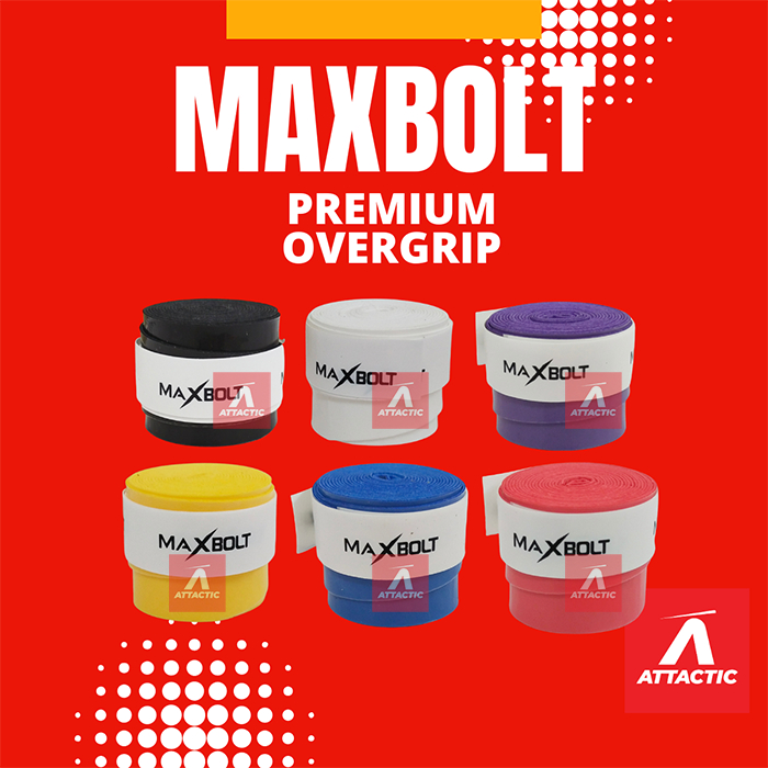 MAXBOLT Premium Overgrip For Badminton Tennis Squash (Thin Grip ...