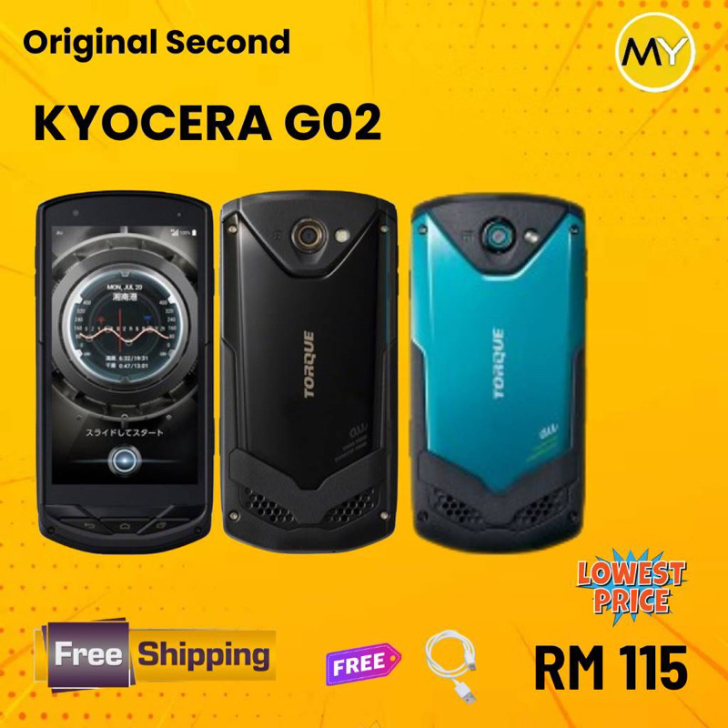 Kyocera Torque G02 (KG02) 2GB RAM 16GB ROM (Original used) | Shopee ...
