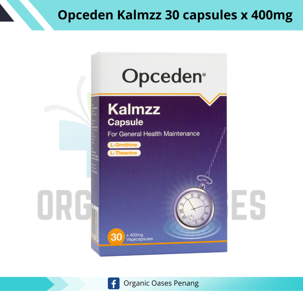 Opceden Kalmzz Capsule 30s x 400mg (EXP 09/2026) | Halal Certified ...