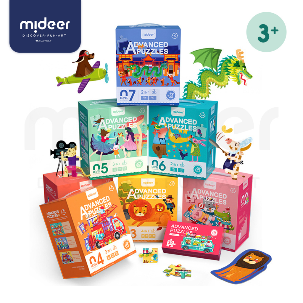 Mideer Evolution Advanced Puzzle - Level 1 to Level 9 | Shopee Malaysia