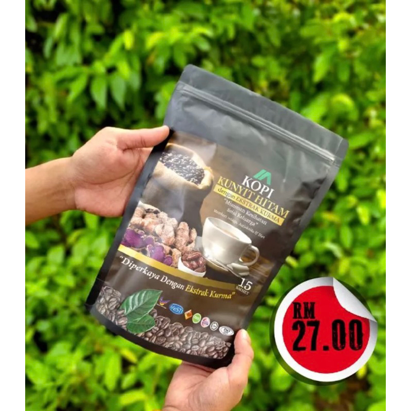 Coffee | Black Turmeric with Dates extract | Kopi Kunyit Hitam dengan ...