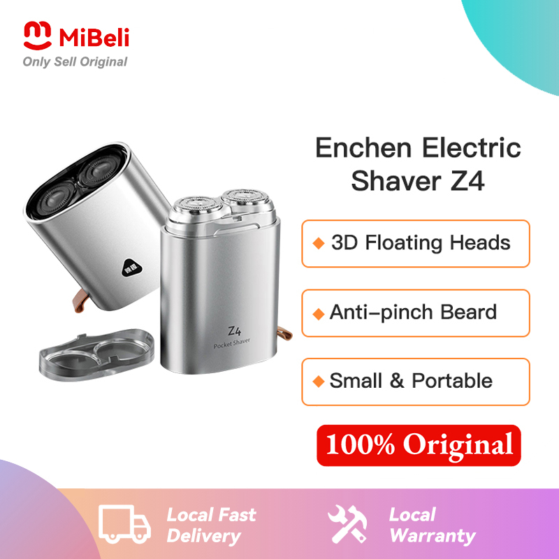 Enchen Z4 Mini Electric Shaver Portable 2 Floating Head Shaver Machine ...
