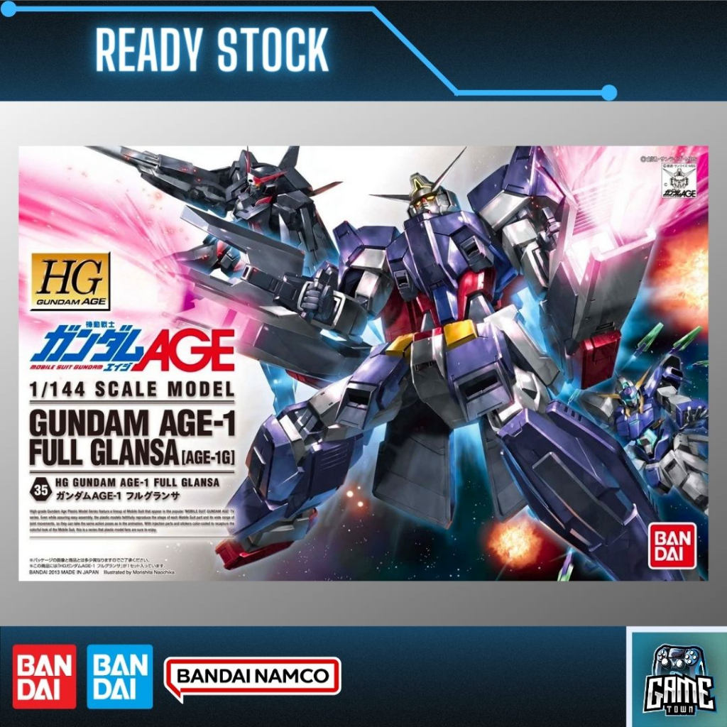 Bandai HG AGE 1/144 035 AGE-1G Gundam AGE-1 Full Glansa | Shopee Malaysia