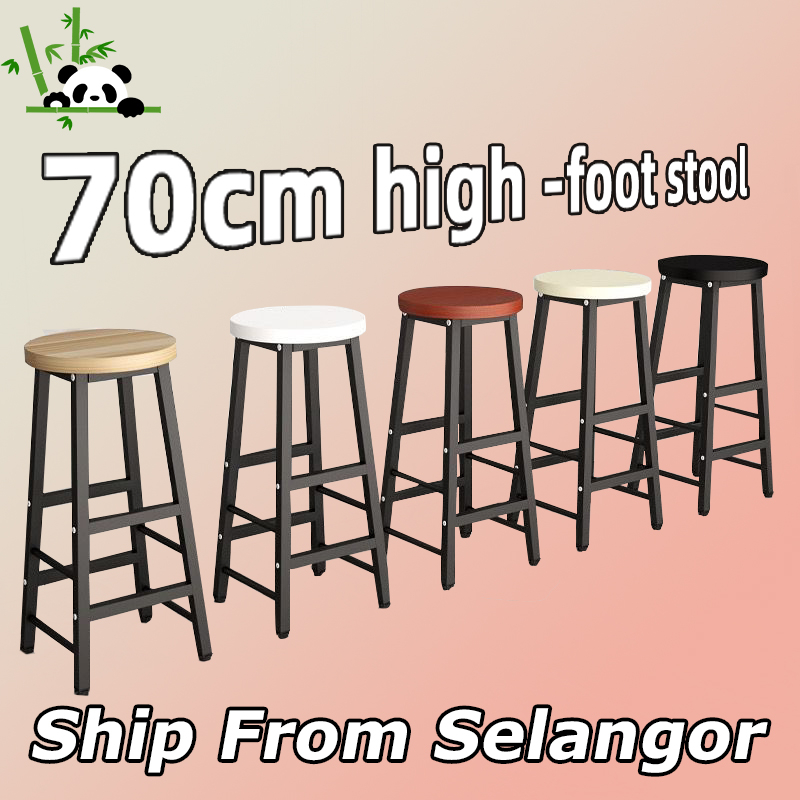 70cm iron bar stool high chair for counter chair dining furniture ...