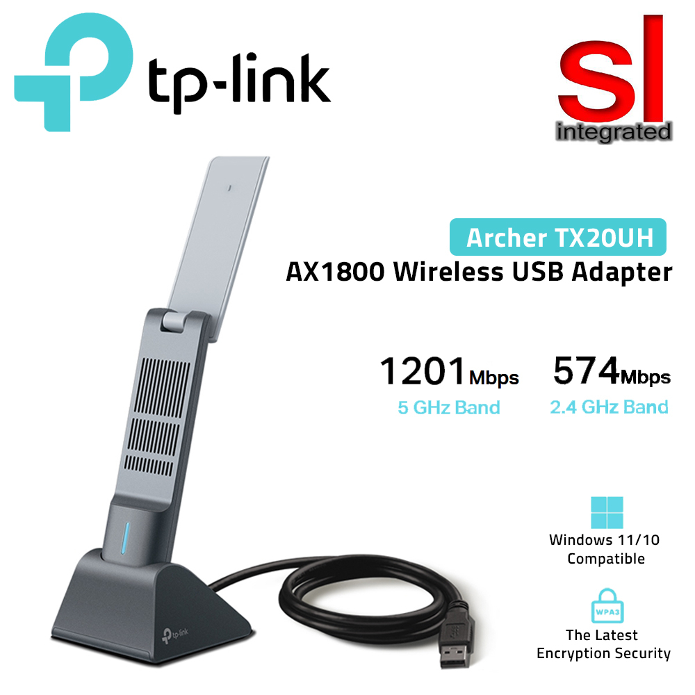TP-LINK [ Archer TX20UH ] AX1800 High Gain Wireless WiFi 6 USB Adapter ...