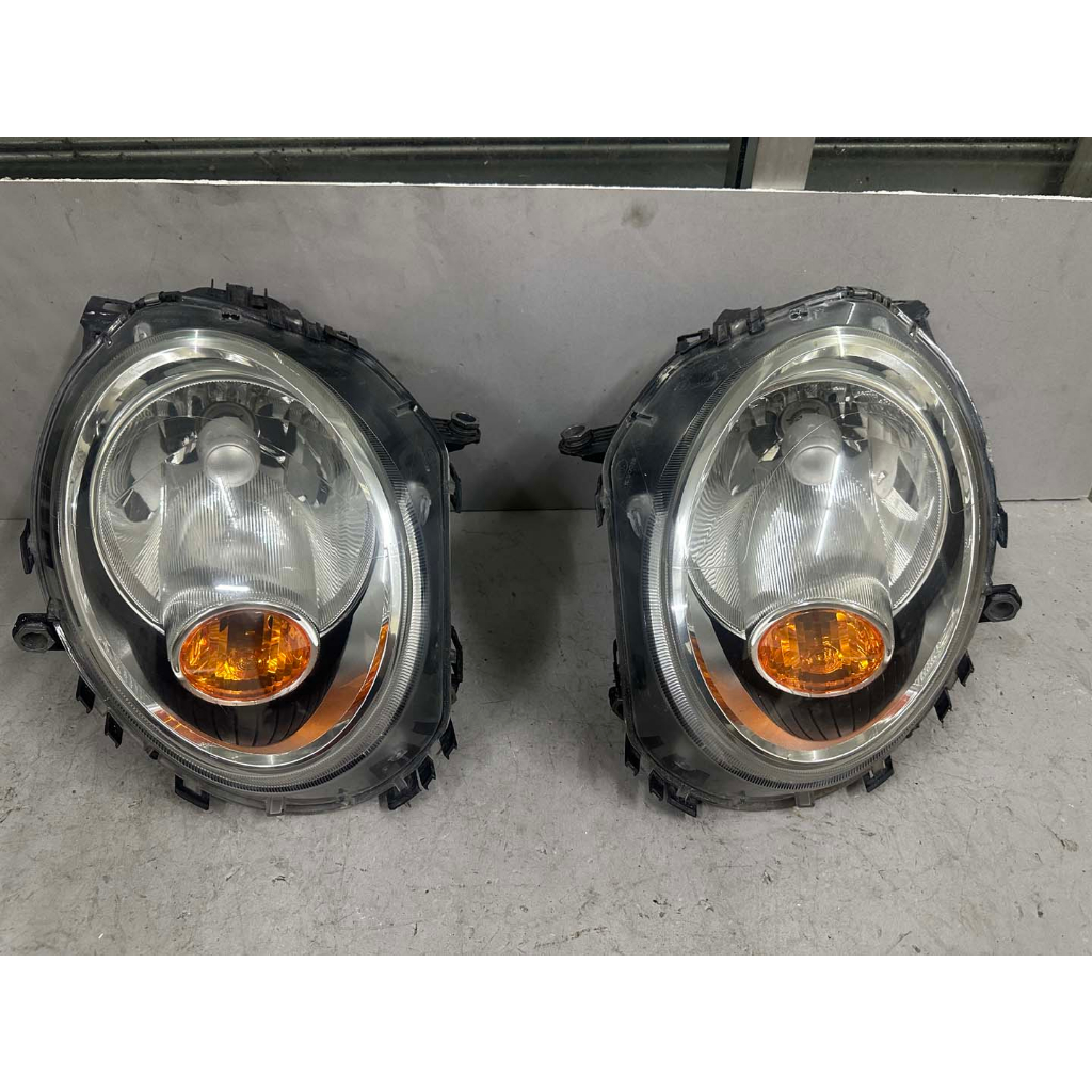 GENUINE Mini Cooper R56 R57 Front HALOGEN Head Lights Lamps Light Lampu ...