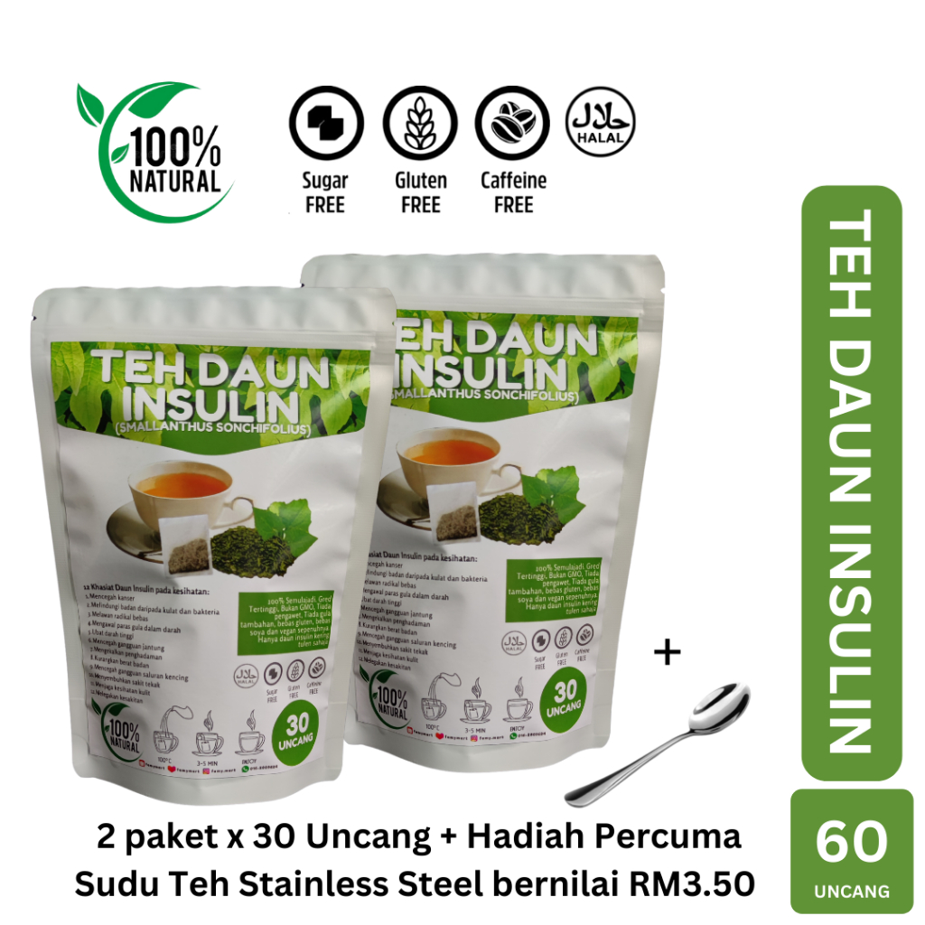Teh Daun Insulin | Smallanthus Sonchifolius Tea | Shopee Malaysia