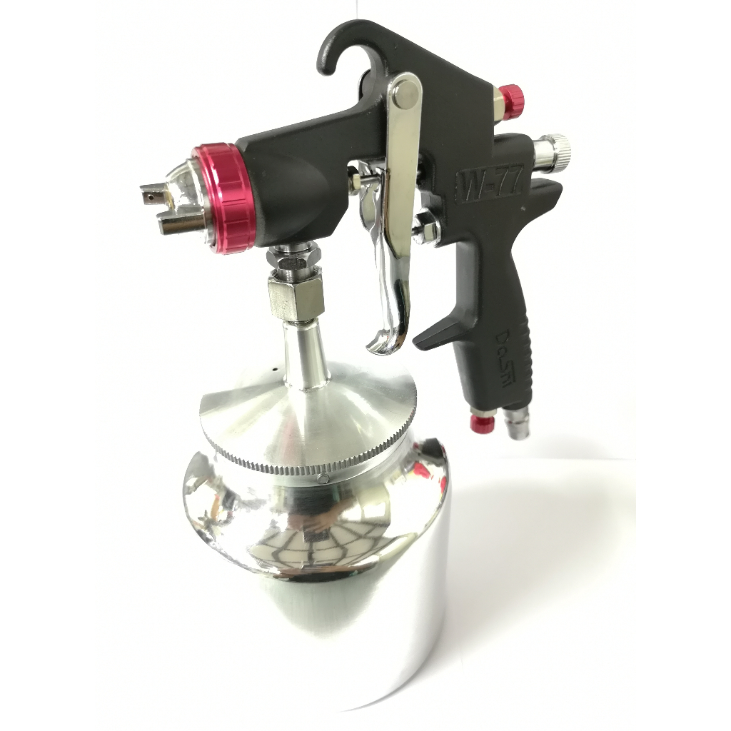 W-77S HVLP Gravity Feed Spray Gun Black Matt Nozzle Size 2.5mm | Shopee ...