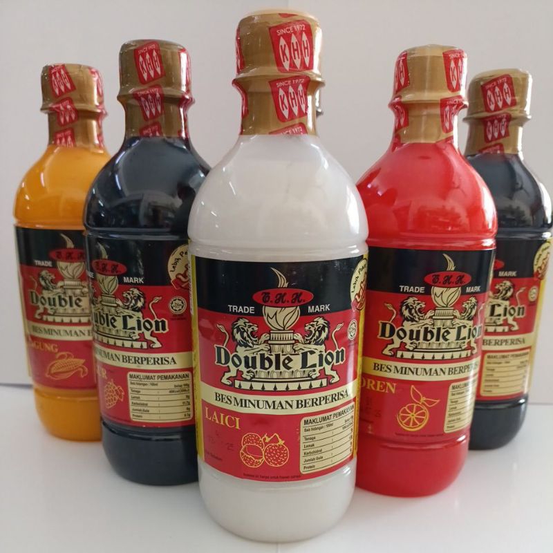 Double Lion Flavoured Concentrate / Bes Minuman Berperisa 495mL ...