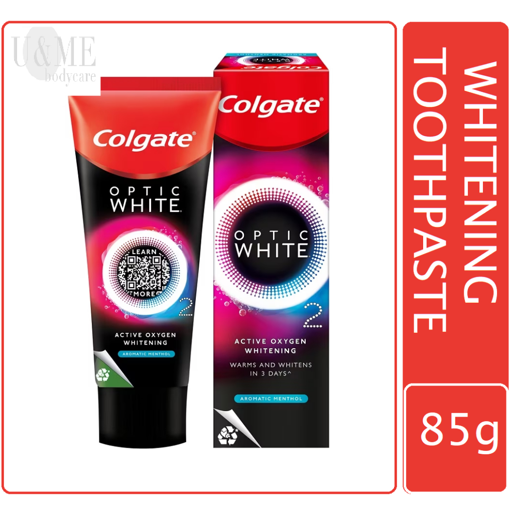 Colgate Optic White O2 Whitening Toothpaste 85g | Shopee Malaysia