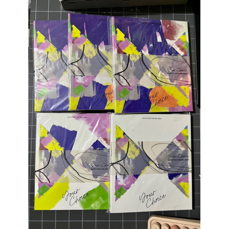 (READ DESC) SEVENTEEN Your Choice album one side beside other side ...