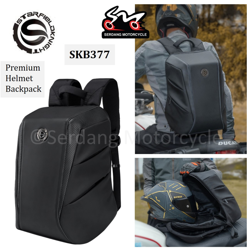 Star Field Knight SKB377 Premium Helmet Bag Helmet Backpack Rider ...