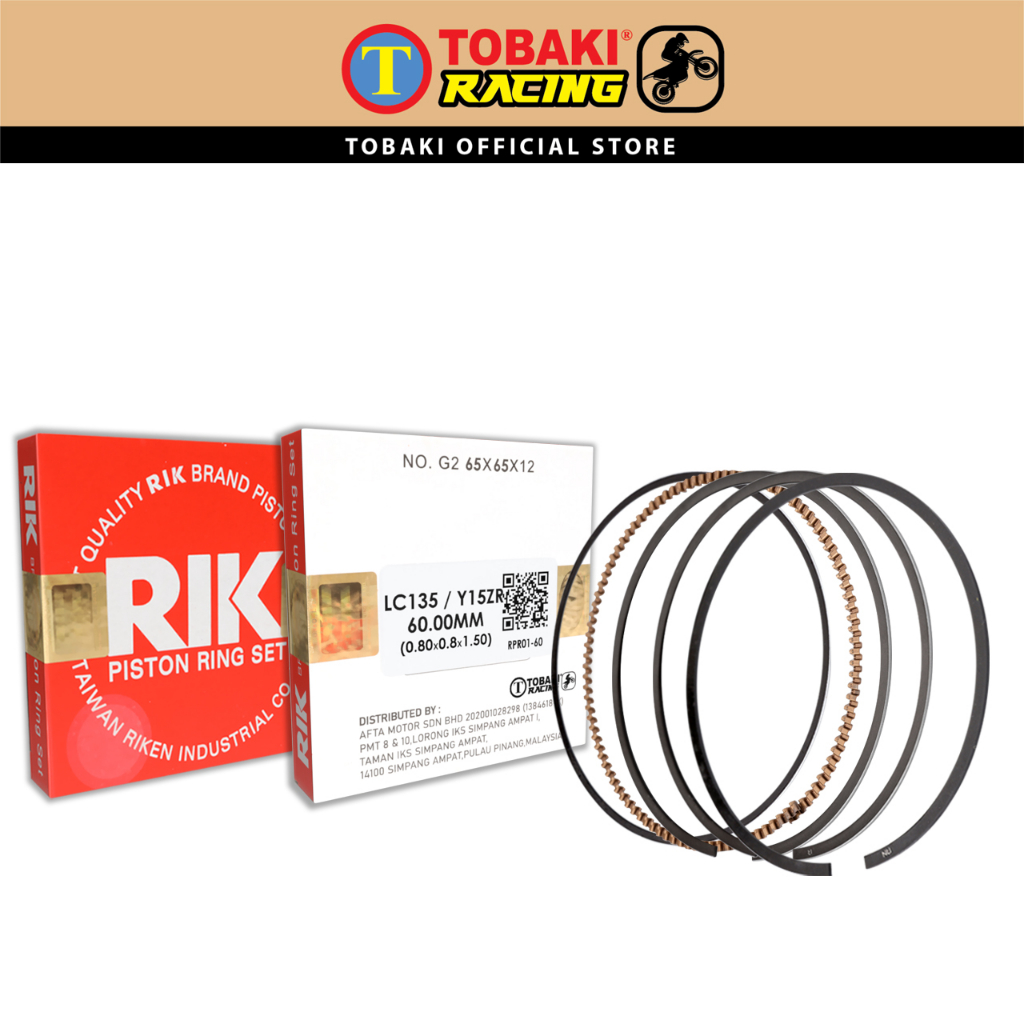 TOBAKI x RIKEN RACING PISTON RING SET | Shopee Malaysia