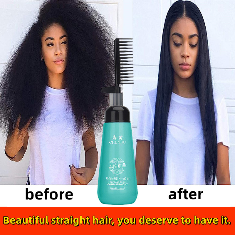 hair straightener cream comb hair treatment keratin repair pelurus ...