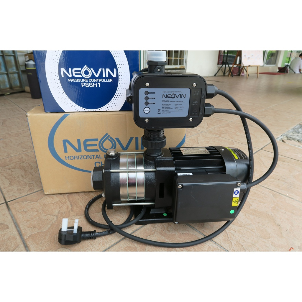 Neovin CH-M240-PC (0.55kW/0.75Hp) Horizontal Multi-Stage Automatic ...