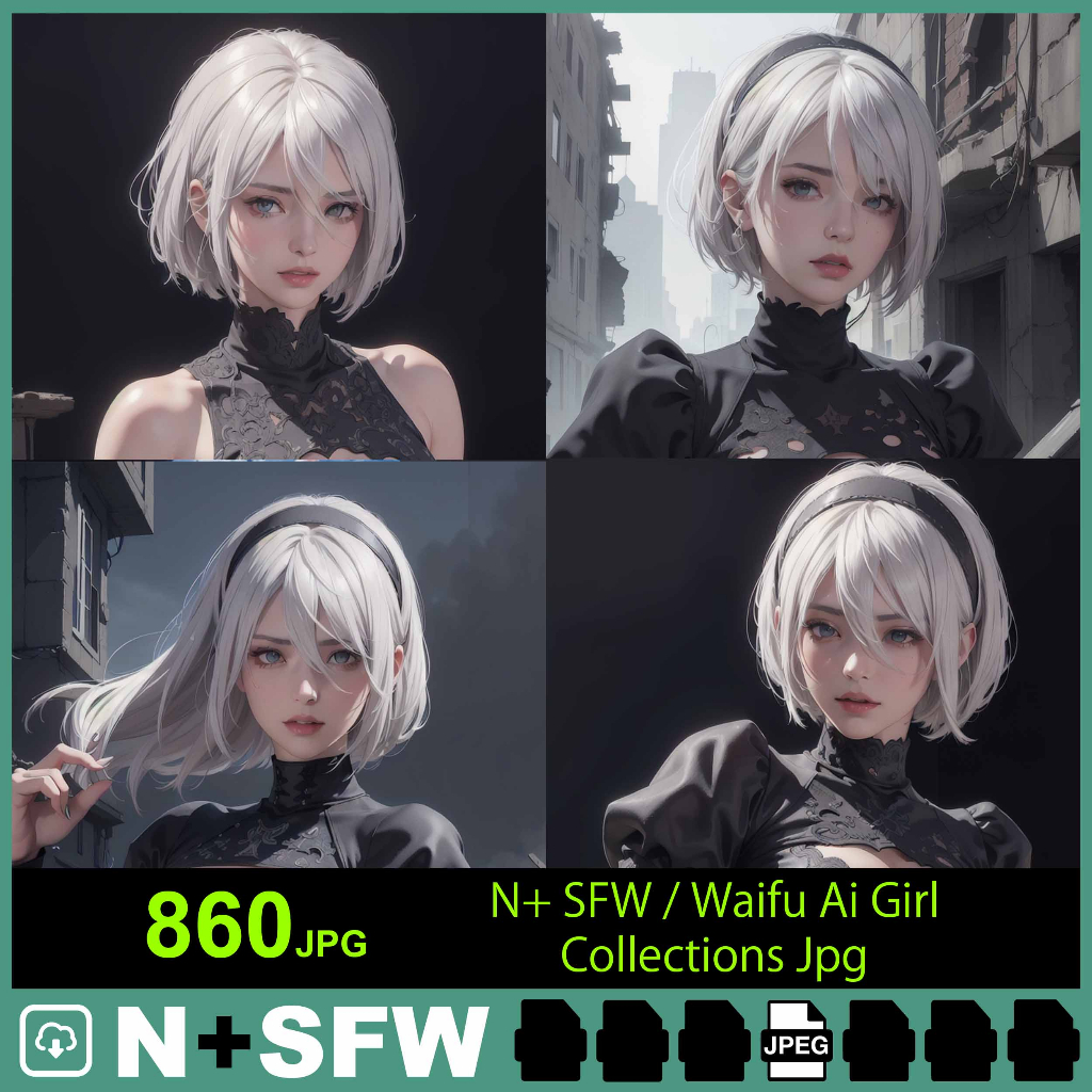Waifu270 - TF Ai Cosplay girl, Games character Ai coser, 2B from Nier ...